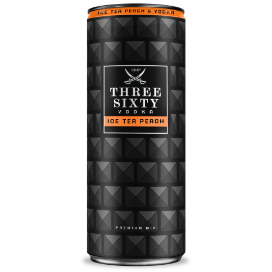 THREE SIXTY Vodka Ice Tea Peach – FestivalStuff